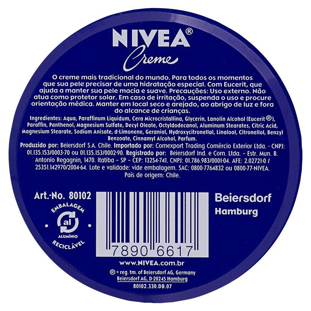 NIVEA CR LATA TRAD 56G MD