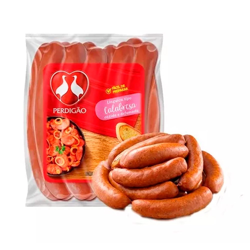 Linguiça Calabresa Defumada Perdigão Cry Kg | Supermercado Pague Menos